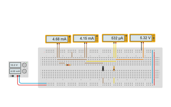 Circuit design Lab 03 Zener Diode - Tinkercad