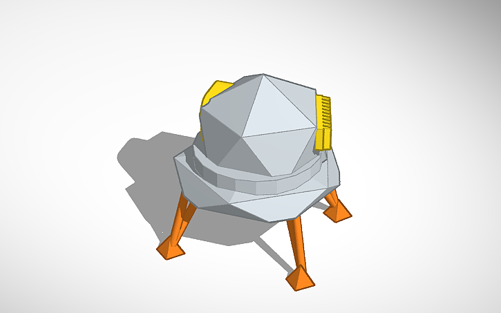 3D design Lunar Lander - Tinkercad