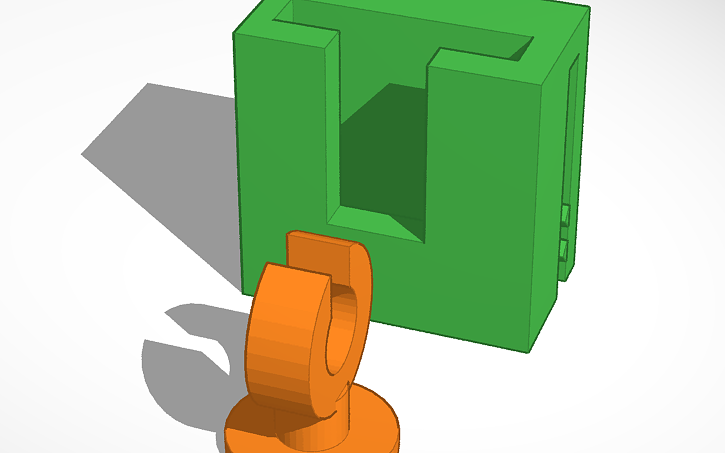 3D design clip - Tinkercad