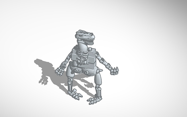 3D design T-REX SCULPTURE | Tinkercad