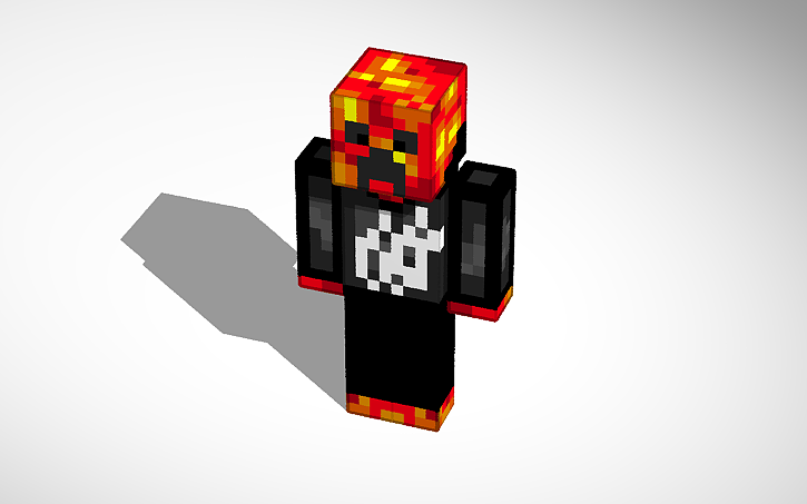 3D design minecraft skin - Tinkercad