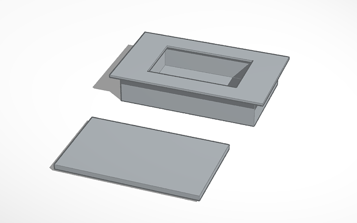 3D design box - Tinkercad