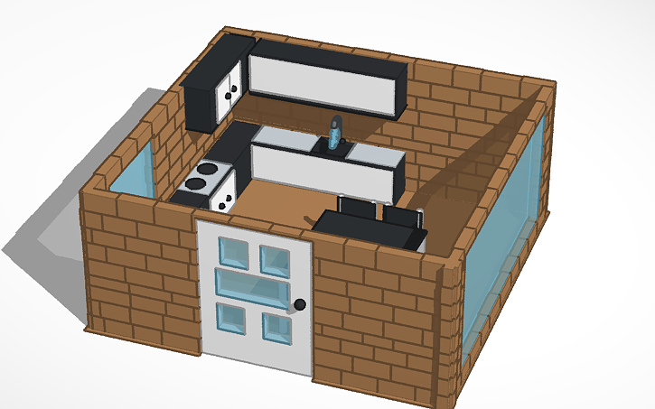 3D design cocina tinkercad - Tinkercad