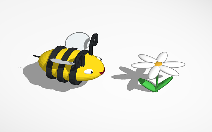 3D design Bee - Tinkercad
