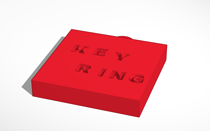 3D design key-ring 2 | Tinkercad