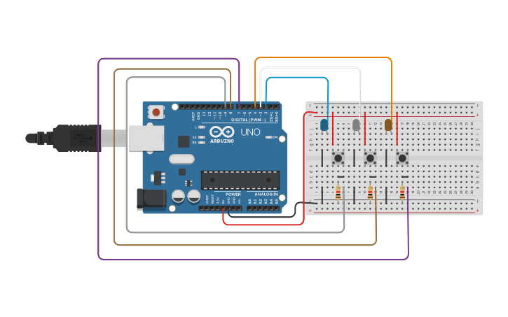 Circuit Design Juego Whack A Mole Tinkercad