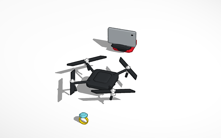 3D design Drone - Tinkercad