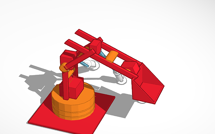 3D design Robotic Arm - Tinkercad