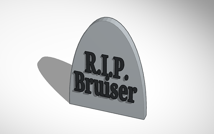 3D design Bruiser :,( | Tinkercad