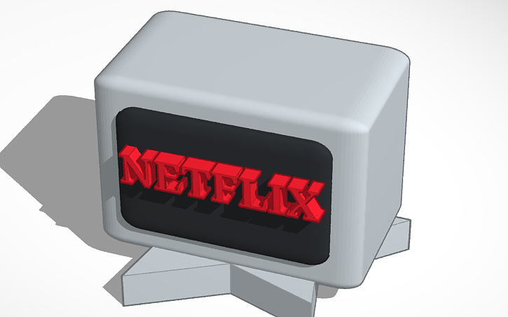 3D design Netflix chiara ilaria | Tinkercad