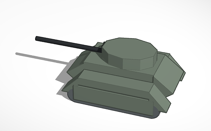 3D design Basic Tank - Tinkercad