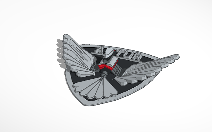 3D design ALTUR Logo - Tinkercad