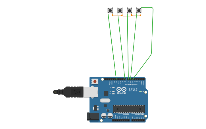 Circuit design LAB. 9: MANEJO TECLADO MATRICIAL 4x4 CON ARDUINO, Grupo ...