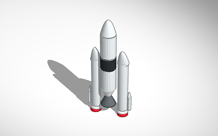 3d Design Rocket Tinkercad