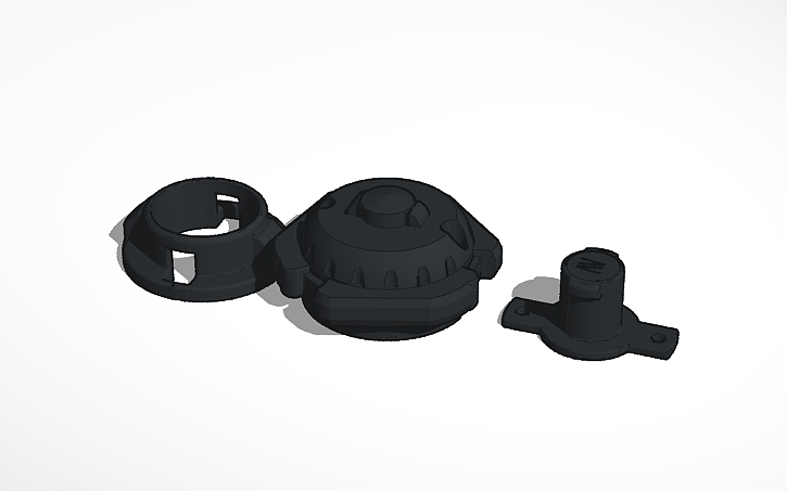 3D design "SW145SD" beyblade driver remake - Tinkercad