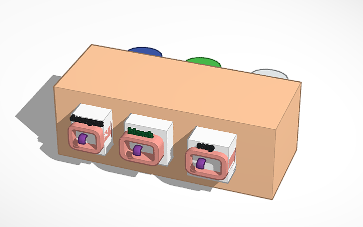 3D design Fill and Refill System - Tinkercad