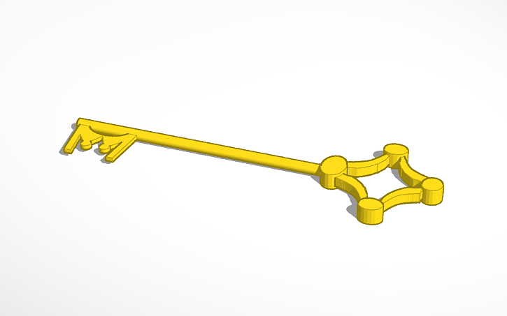 3D design Eren's basement key - Tinkercad