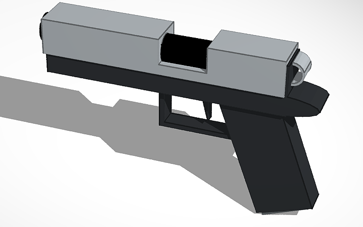 3D design Pistol - Tinkercad