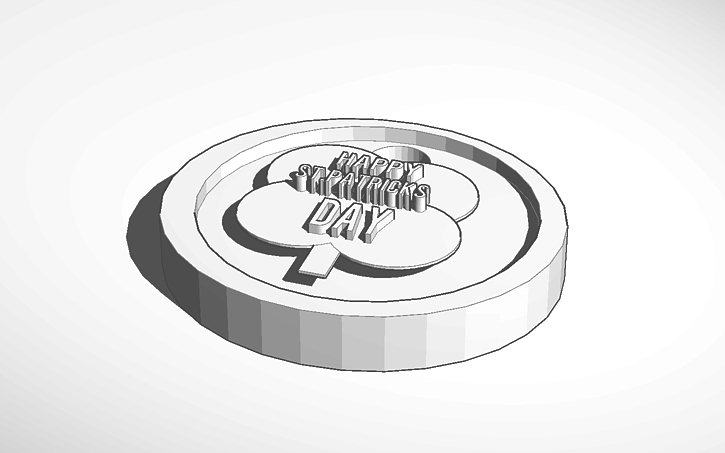 3D design st. patricks day - Tinkercad