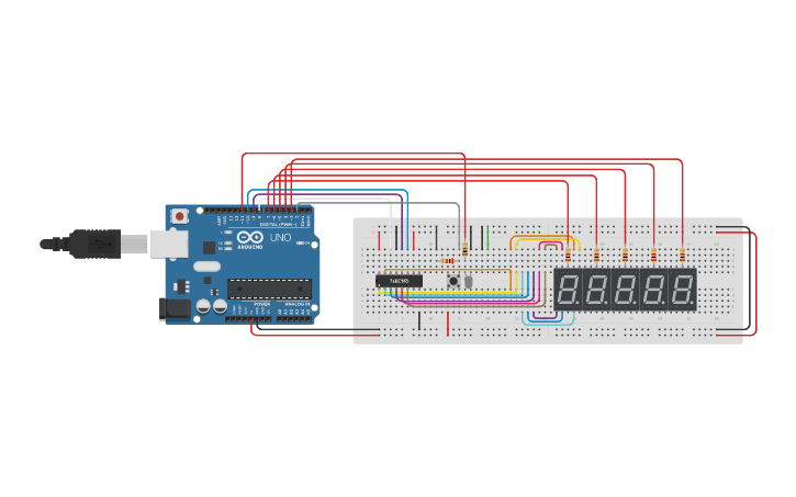 Circuit design RHSS-lab-04-hello - Tinkercad