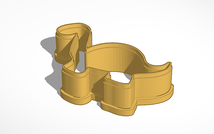 3D design Dino Cookie Cutter | Tinkercad