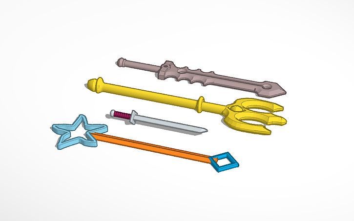3D design weapons | Tinkercad