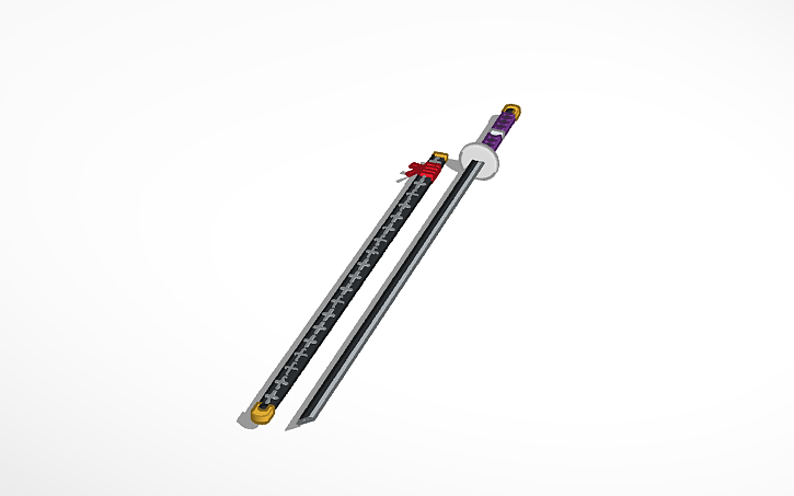 3D design Law's Sword Kikoku - Tinkercad
