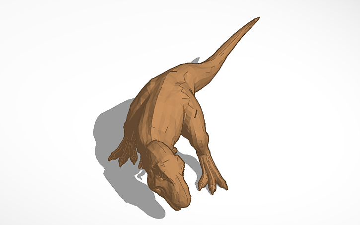 3D design T-REX - Tinkercad