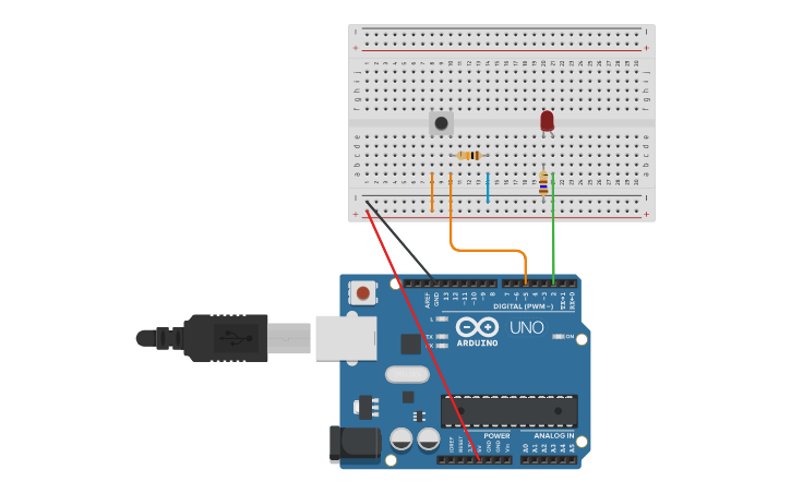 Circuit design Leitura de Sensor com Arduino - Tinkercad