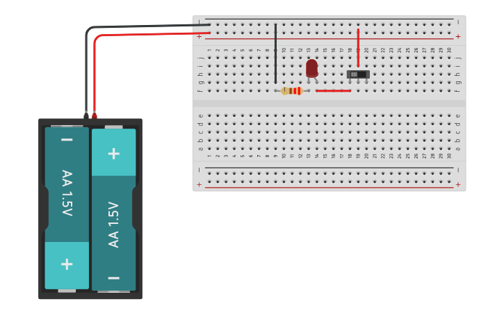 Circuit design Circuitos con led | Tinkercad