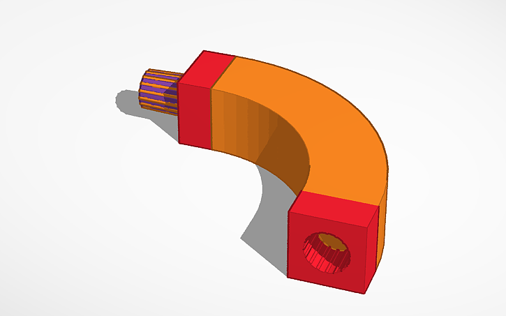 3D design Qidi Plus4 Filament Joint V6 - Tinkercad