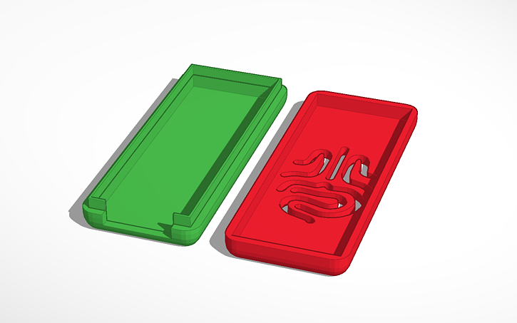 3D design USB Armory Case - Round Edge - Logo | Tinkercad