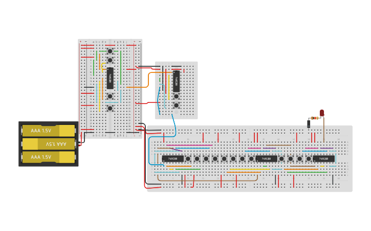 Circuit design AND Gate Relay - Tinkercad