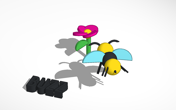 3D design Bee - Tinkercad