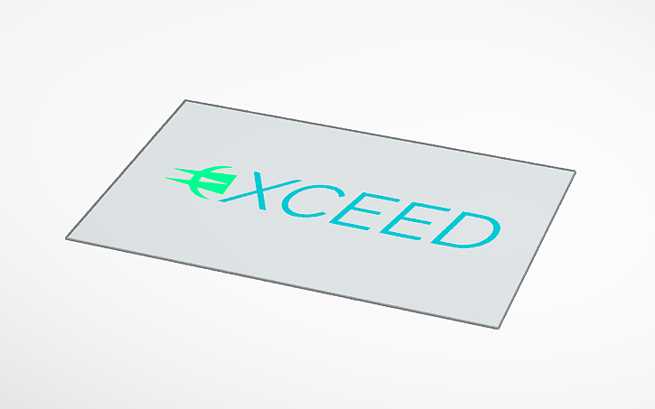 3D design Xceed Corp. - Tinkercad