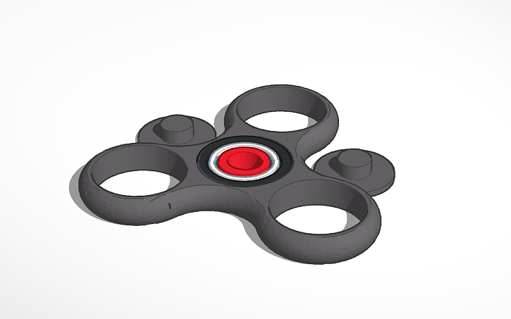 3D design i love fidgets spinners - Tinkercad