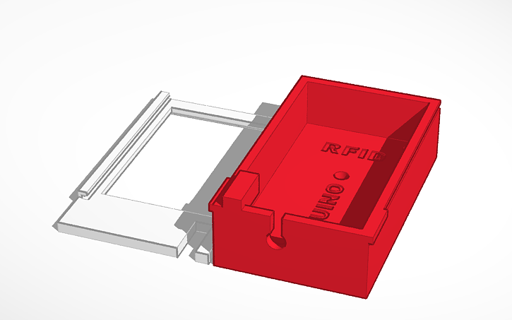 3D design Arduino RFID Case V2 - Tinkercad