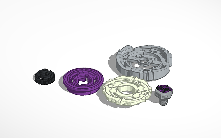 3D design Metal Fight Beyblade: Death Kalculis - Tinkercad
