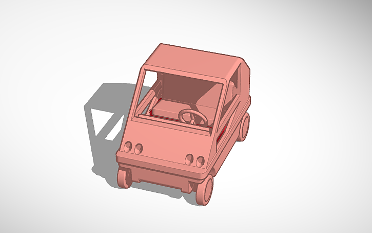 3D design urban electric car 001 | Tinkercad