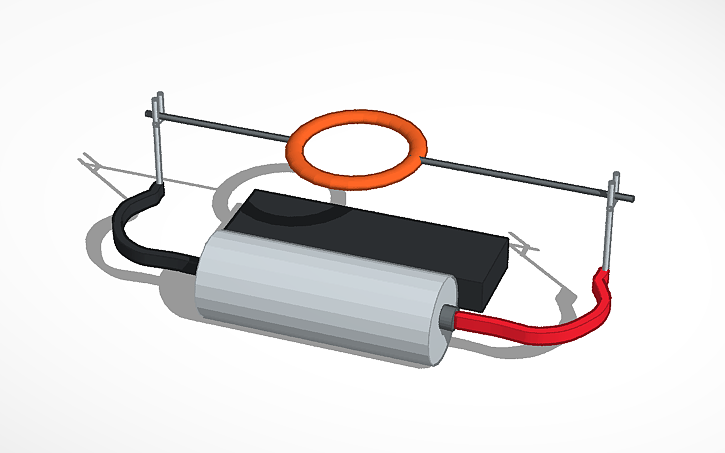 3D design Dc motor - Tinkercad