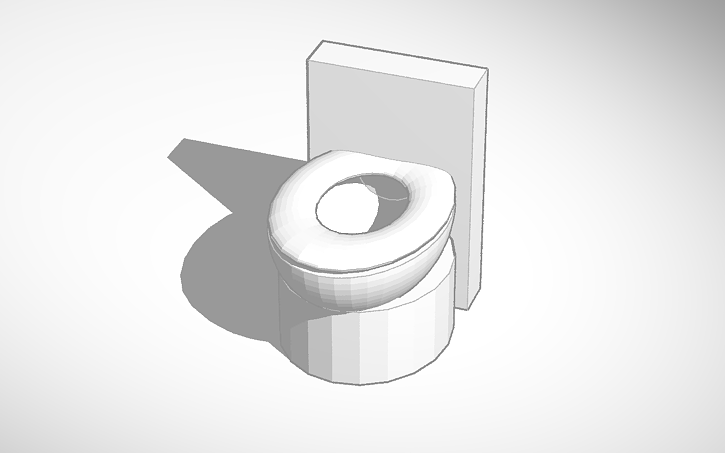 3D design toilet | Tinkercad