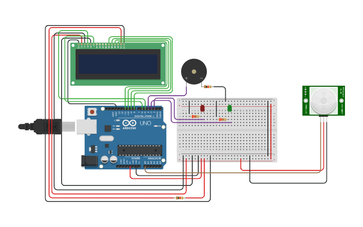 Circuit Design Pir Based Motion Detection Tinkercad