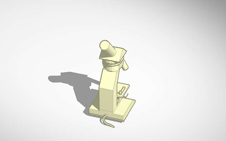 3D design microscope - Tinkercad