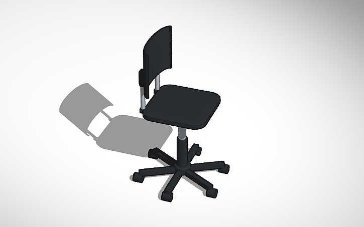 3D design Spin Chair - Tinkercad