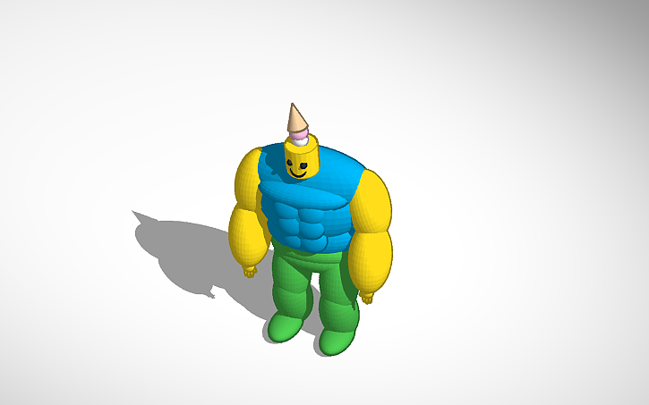 3D design Buff Roblox Guy - Tinkercad
