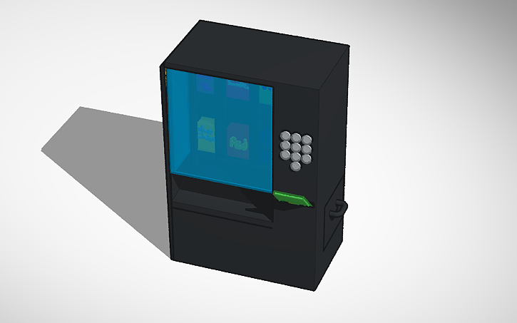 3D design Sim Lab - Vending Machine Fail - Tinkercad 3D design Sim Lab - Vending Machine Fail - Tinkercad