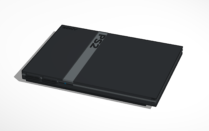 3D design PlayStation 2 Slim | Tinkercad
