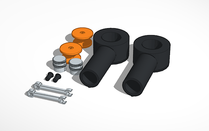 3D design Piston - Tinkercad