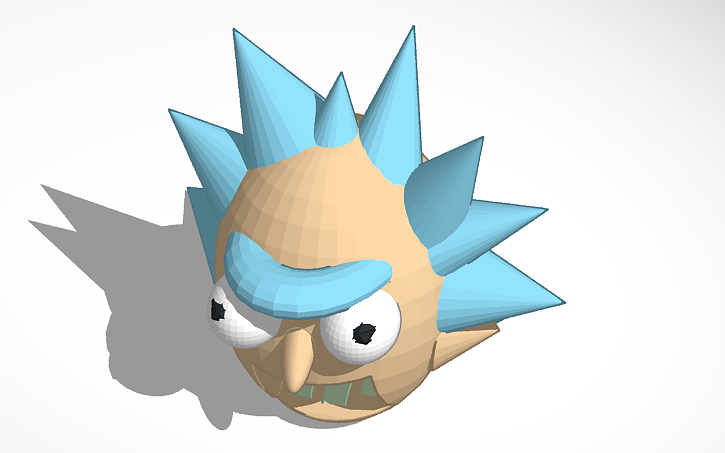 3D design Rick | Tinkercad