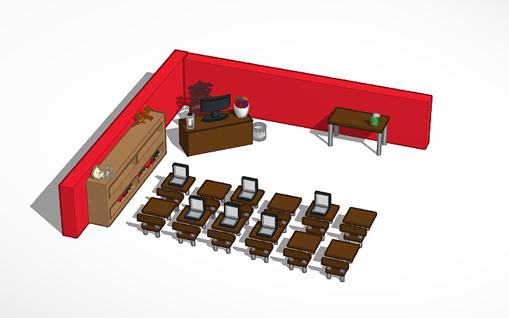 3D design Carson's classroom - Tinkercad